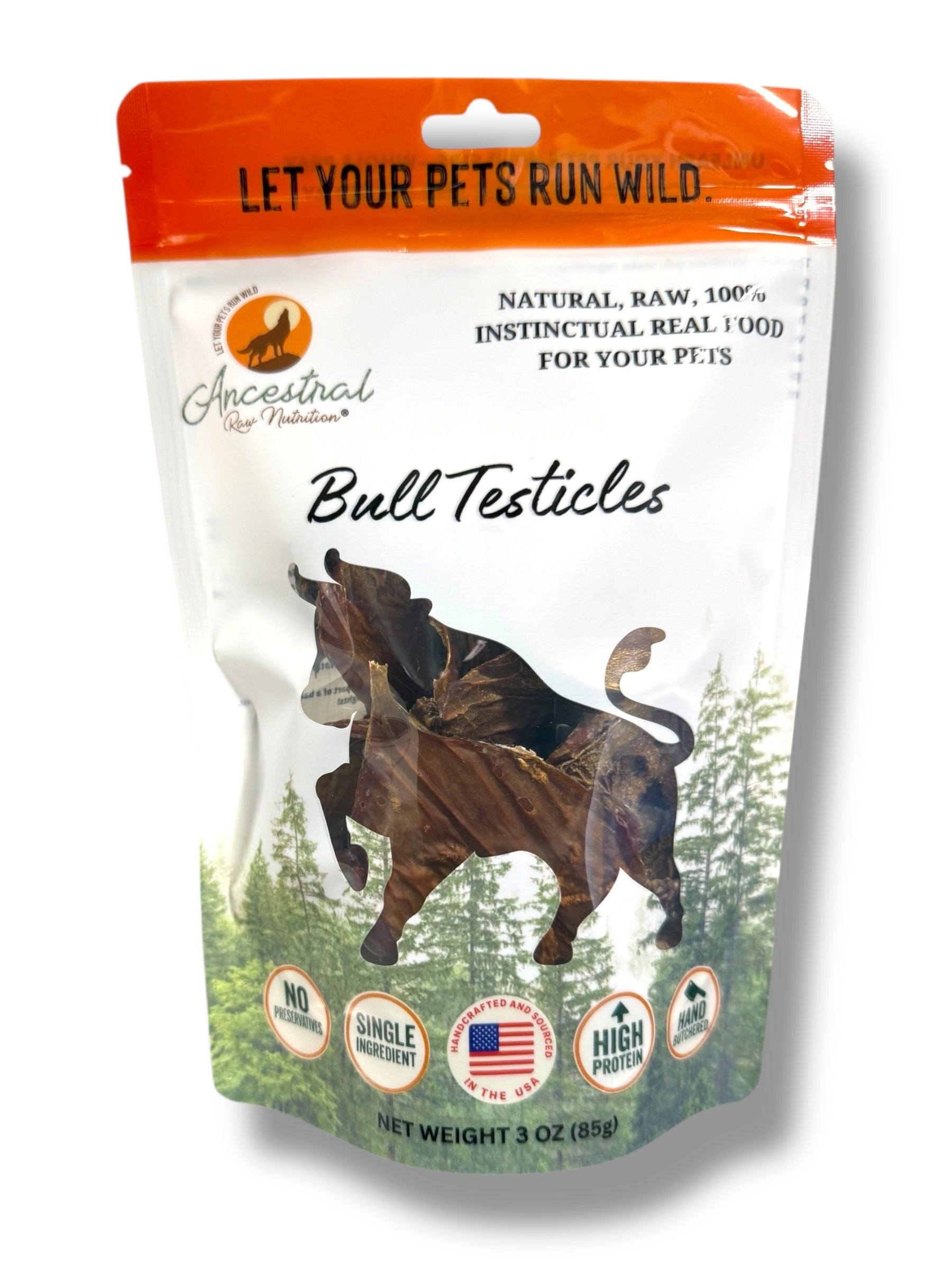Dehydrated Bull Testicles from Ancestral Raw Nutrition