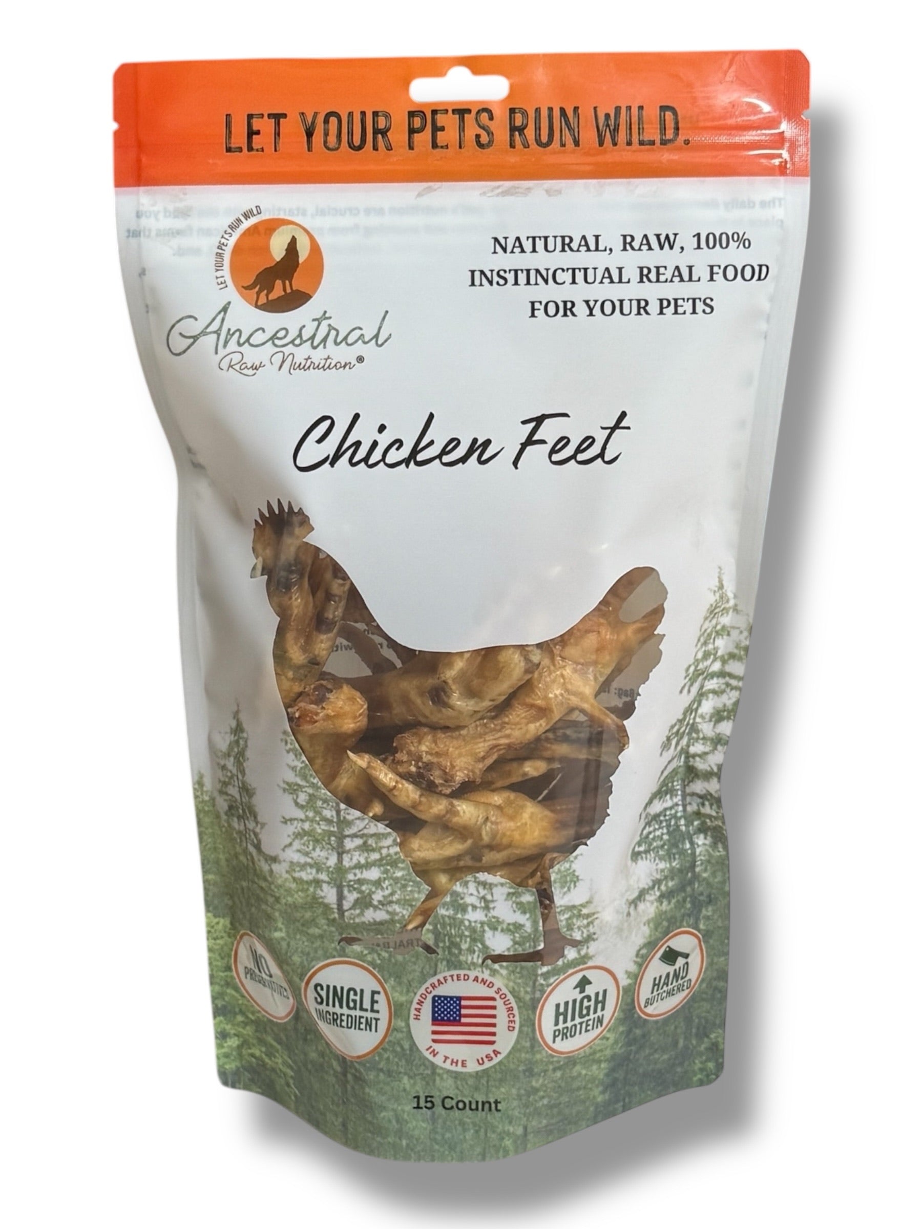 Dehydrated Chicken Feet for Dogs | Natural Joint & Dental Chew