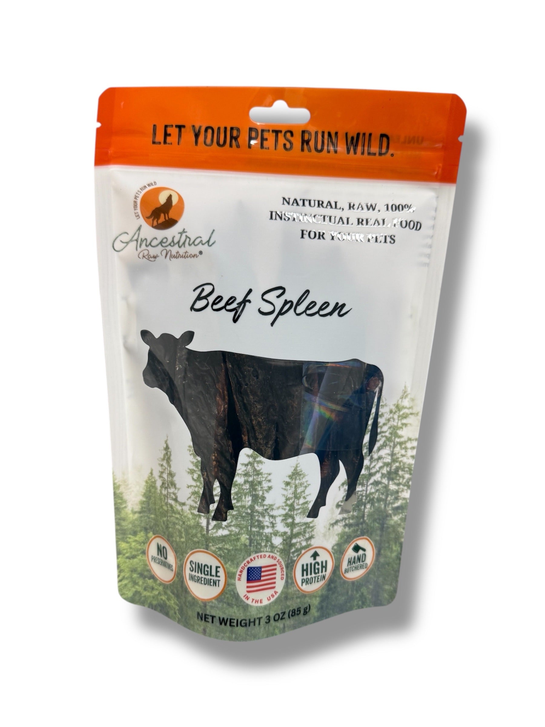 Dehydrated Beef Spleen for Dogs | Iron-Rich Organ Treat